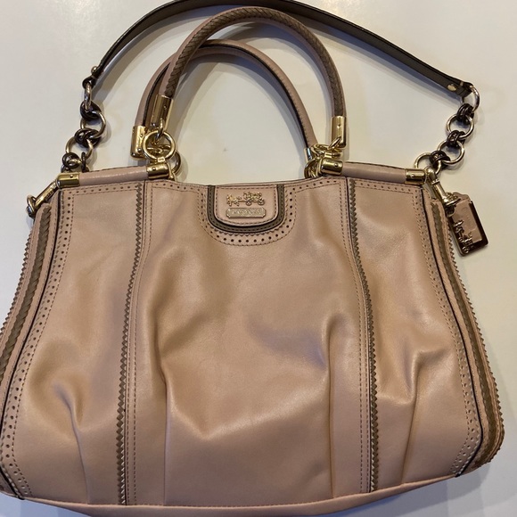 Coach | Bags | Coach Satchel Pinnacle Zigzag Perforated Carie | Poshmark